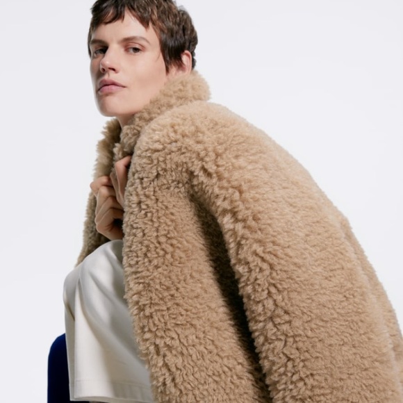 Zara | Jackets & Coats | Zara Faux Fur Coat | Poshmark